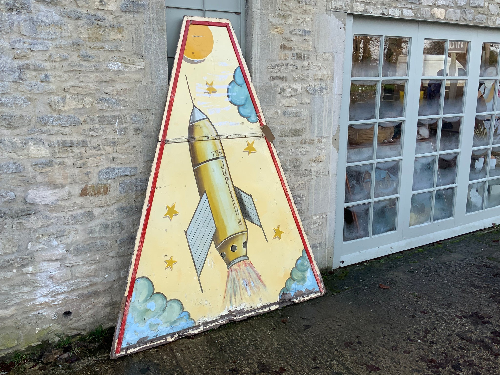 Vintage Wooden Funfair Sign – Burford Antiques